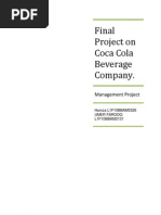 Coca-Cola's Matrix Organizational Structure | PDF | Organizational ...