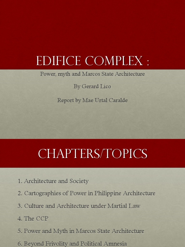Edifice Complex | PDF | Politics (General) | Science