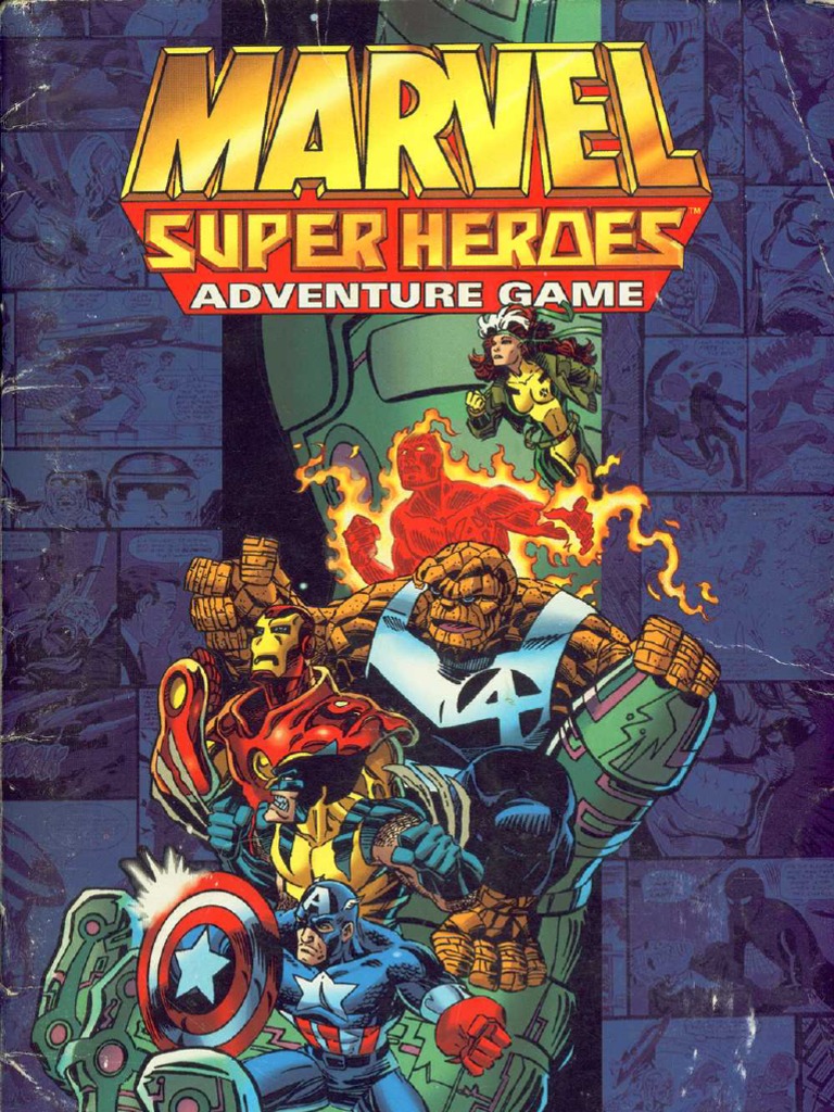 Marvel Super Heroes Adventure Game (SAGA) RPG - Roster Book | PDF ...