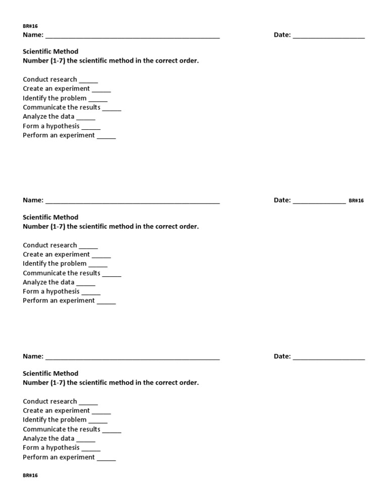 Bell Ringer: Scientific Method Review | PDF | Computers