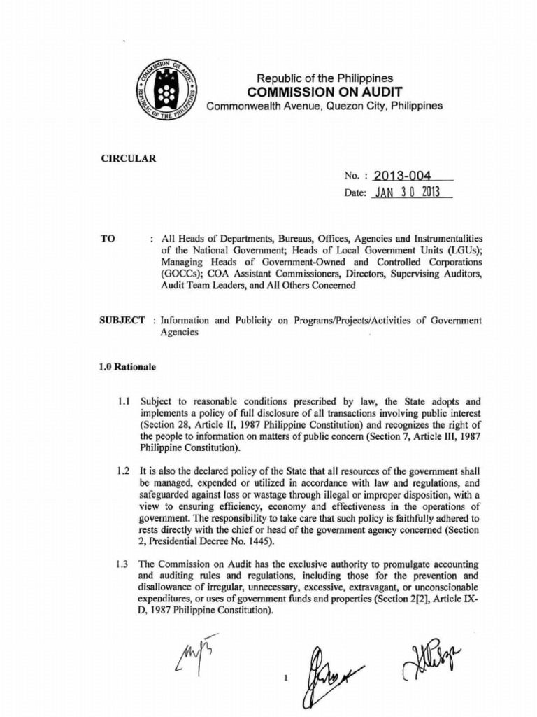 Commission On Audit: Commonwealth Avenue, Quezon City, Philippines | PDF