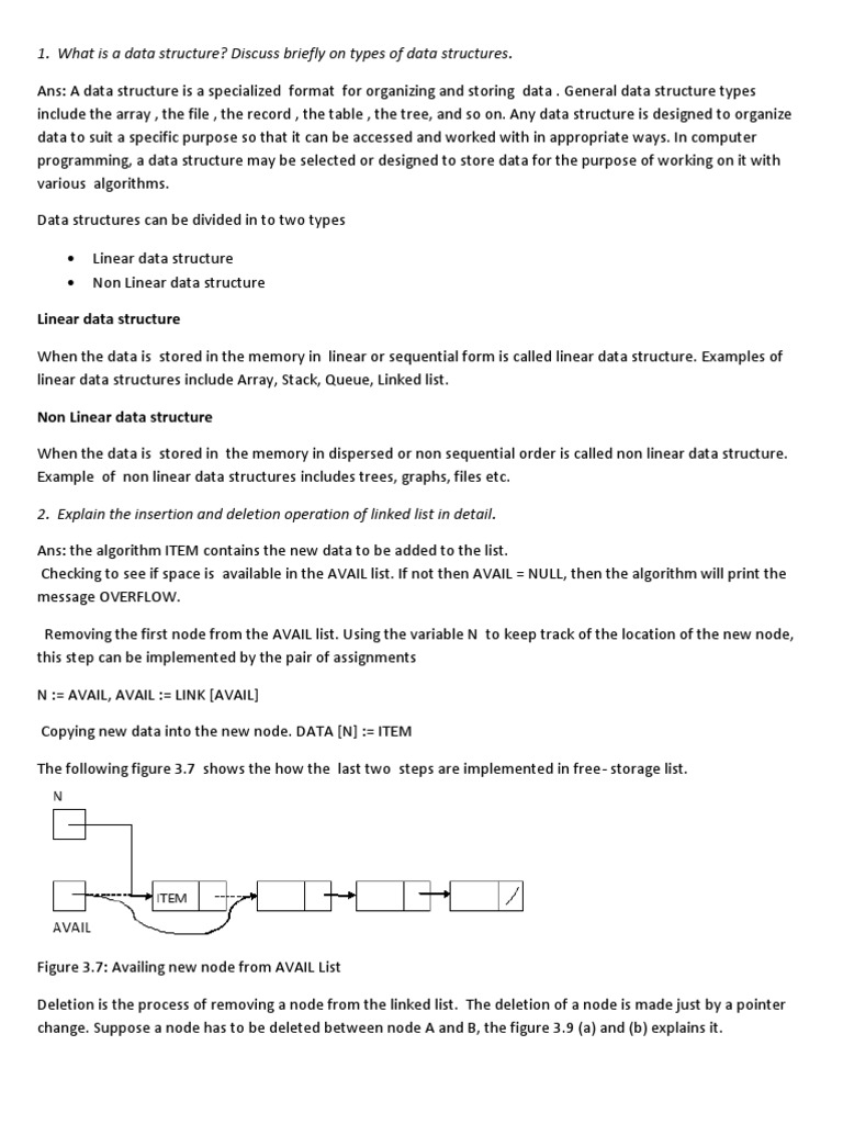 Data Structures and Algorithms Overview | PDF | Areas Of Computer ...