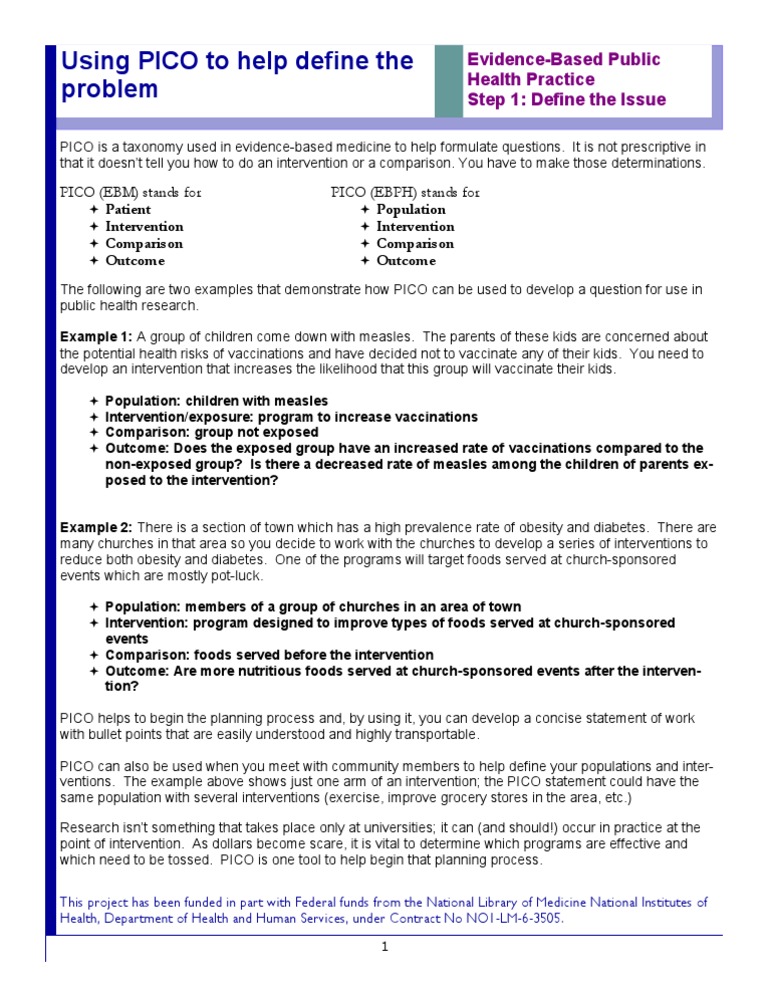 Pico PDF | PDF | Vaccination | Obesity