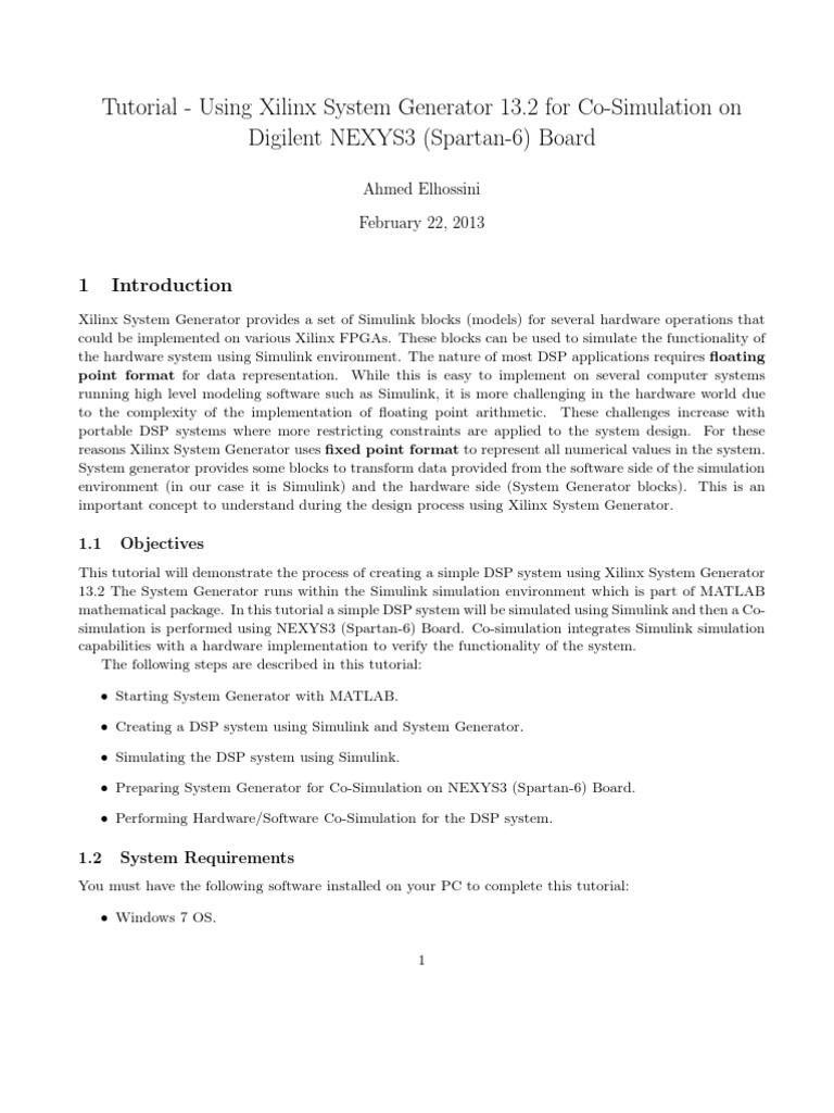 SG Tutorial 1 | PDF | Hardware Description Language | Vhdl