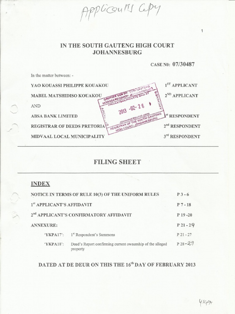 Interlocutory Application For Joinder | PDF