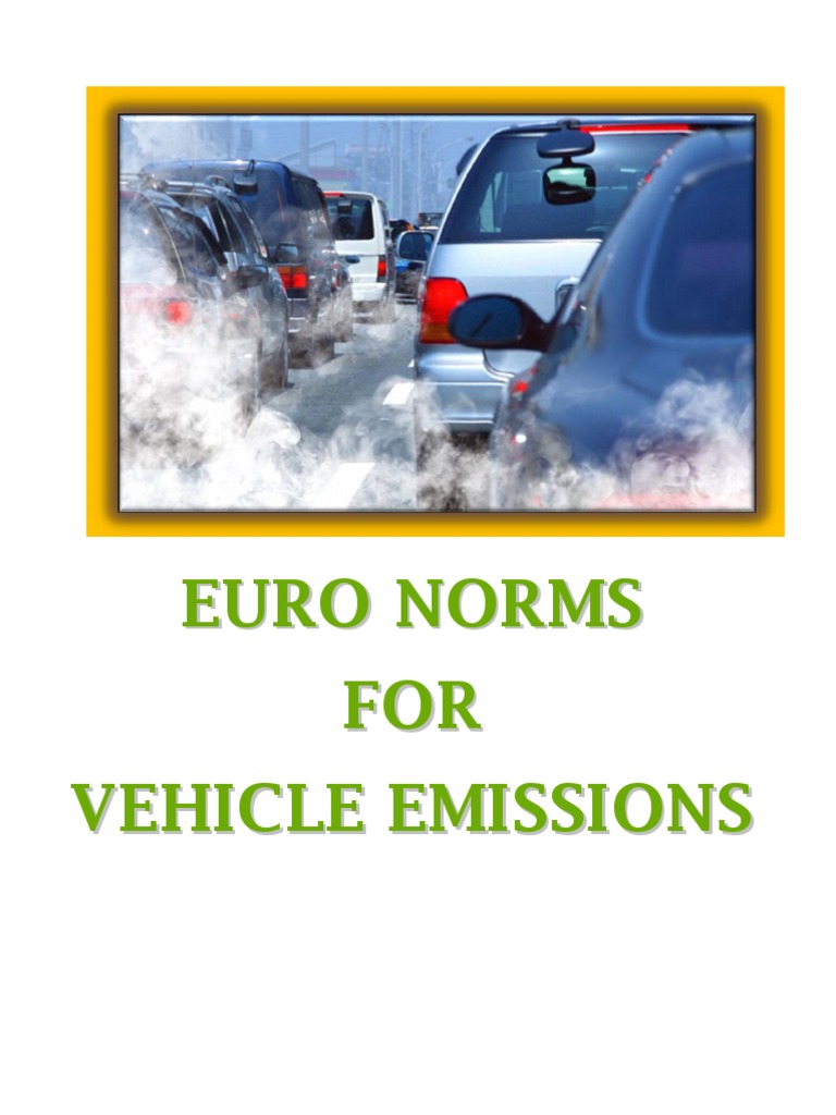 European Vehicle Emission Standards Guide | PDF | Emission Standard ...