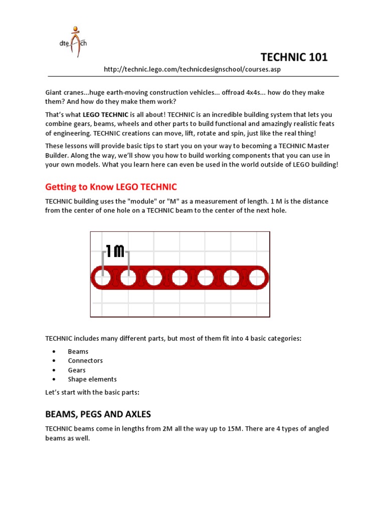 LEGO Technic Building Guide | PDF | Triangle | Rotation