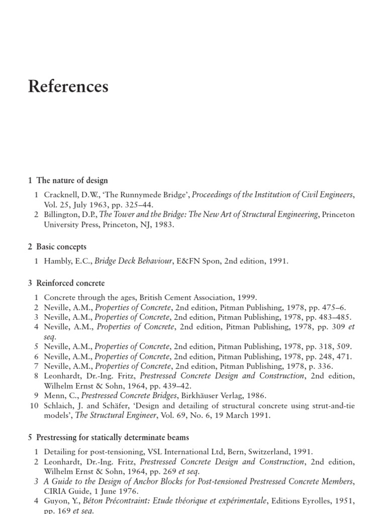 References - The Design of Prestressed Concrete Bridges | PDF ...