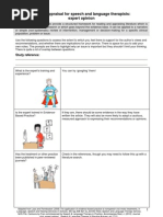 Fluency Severity Rating Scale | PDF | Stuttering | Human Communication