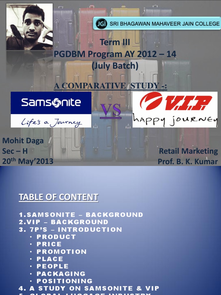 Term III PGDBM Program AY 2012 - 14 (July Batch) : A Comparative Study ...
