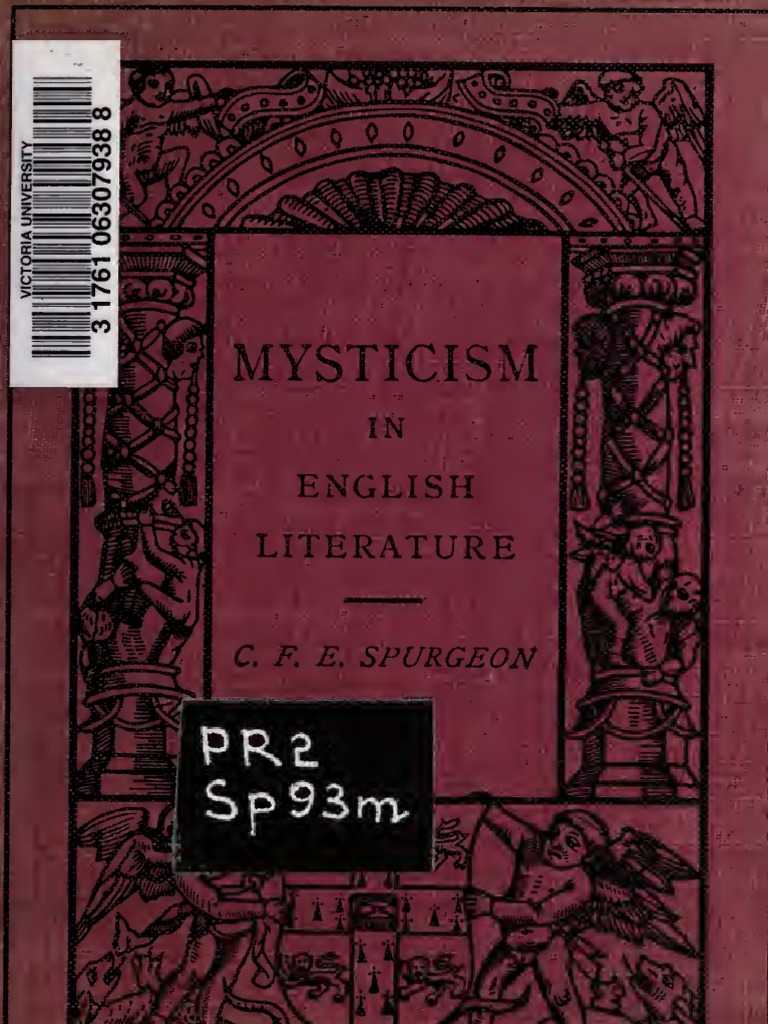 Mysticism in English Literature - C.F.E. Spurgeon 1913 Cambridge | PDF | Mysticism | Neoplatonism