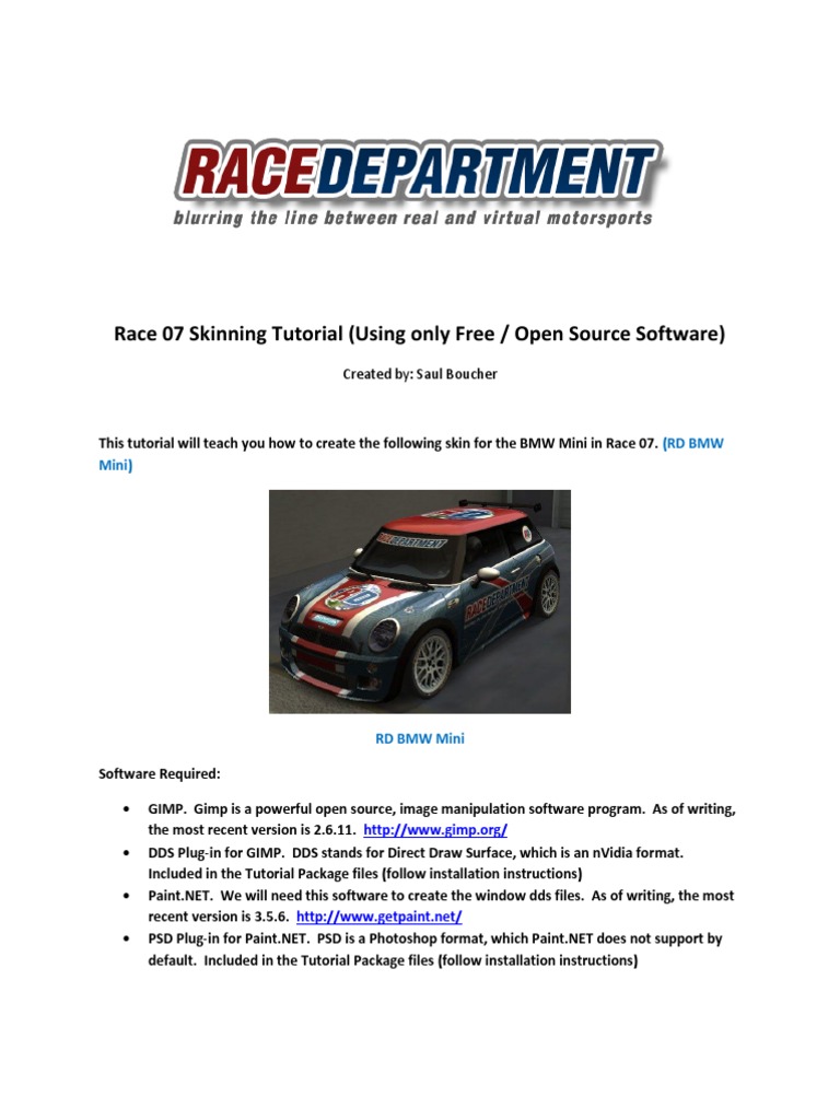 RD Skinning Tutorial | PDF | Adobe Photoshop | Computer File