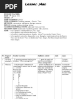 Lesson Plan Future Tense | PDF | English Language | Teachers