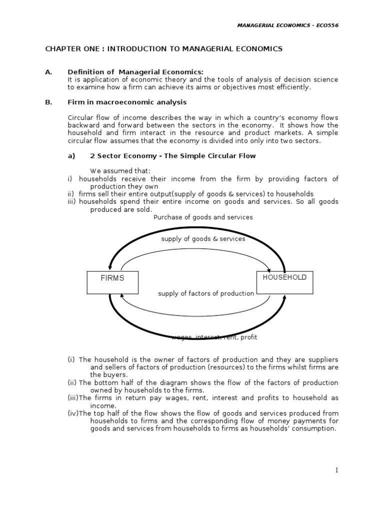 Chapter 1 Introduction To Managerial Economics | PDF | Profit ...