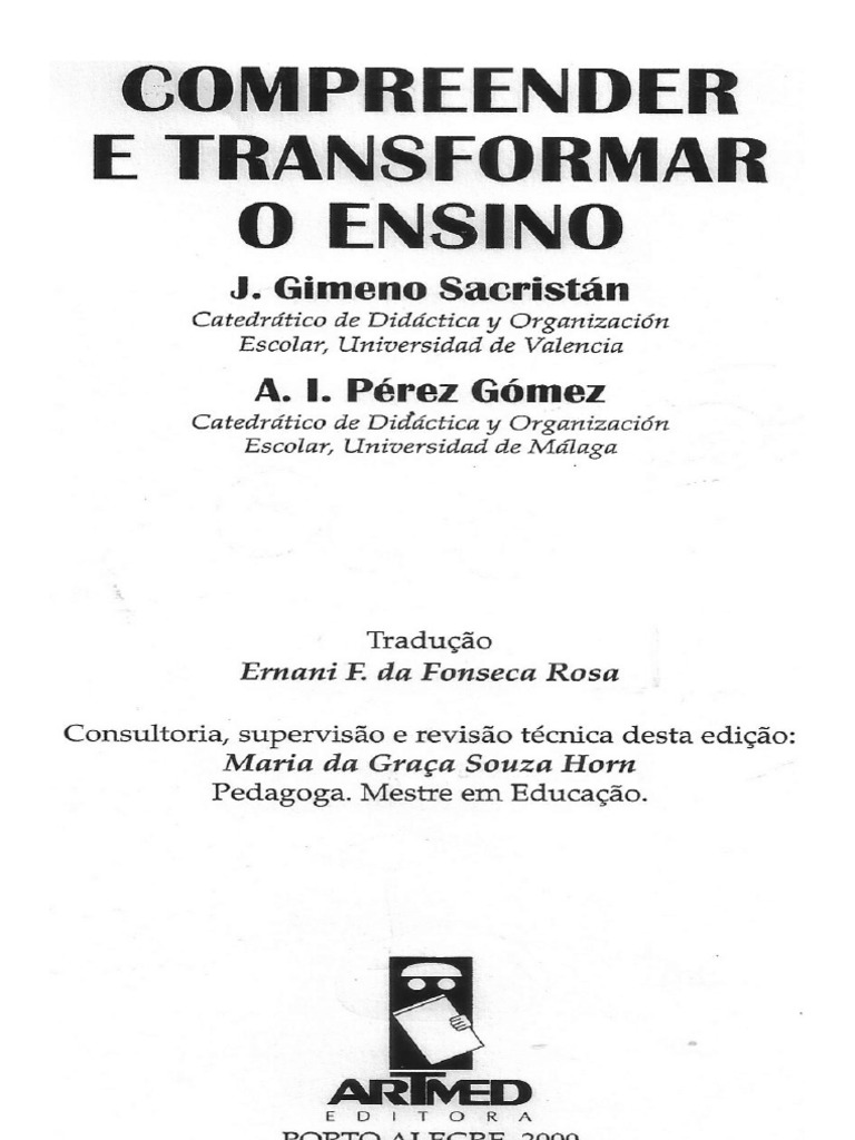 Compreender e Transformar o Ensino | PDF