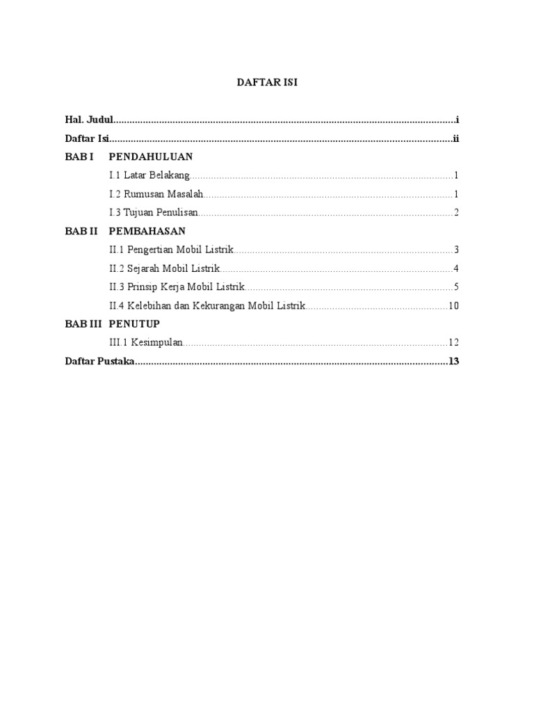 Mobil Listrik | PDF | Teknologi & Rekayasa