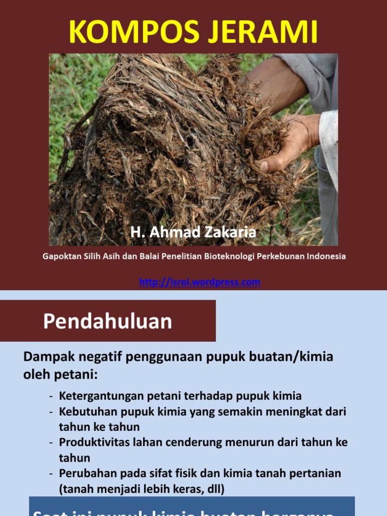 Manfaat dan Pembuatan Kompos Jerami | PDF | Griya & Taman | Sains & Matematika