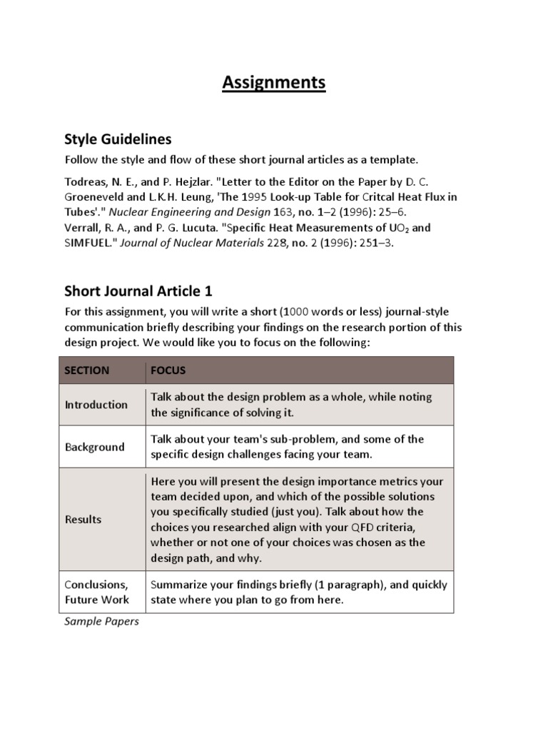 Assignments | PDF | Abstract (Summary) | Heat