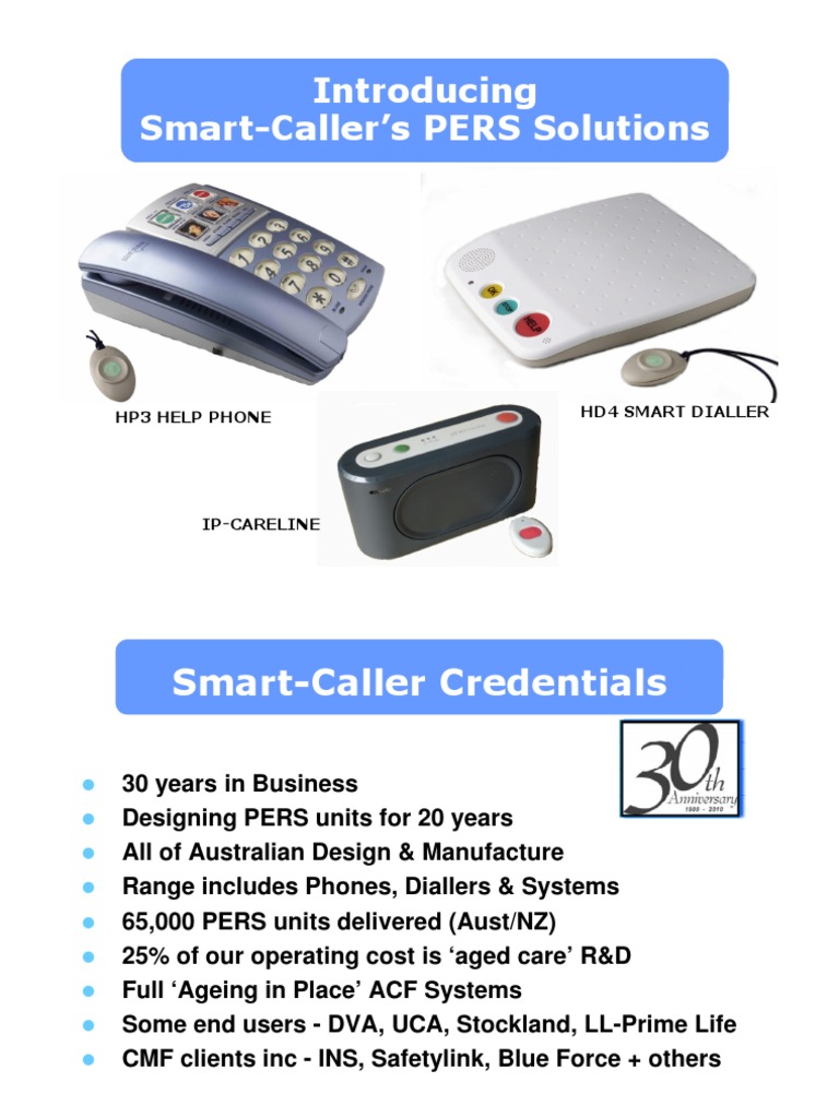 Smart Caller Pers Presentation2 PDF | PDF | Telephone | Wireless