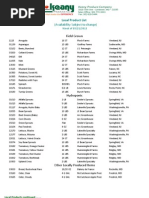Vegetable Conversion Chart | PDF | Vegetables | Agronomy