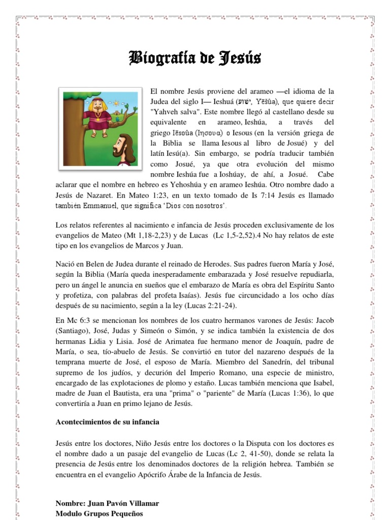Biografía De Jesús Pdf La Resurrección De Jesús Jesús