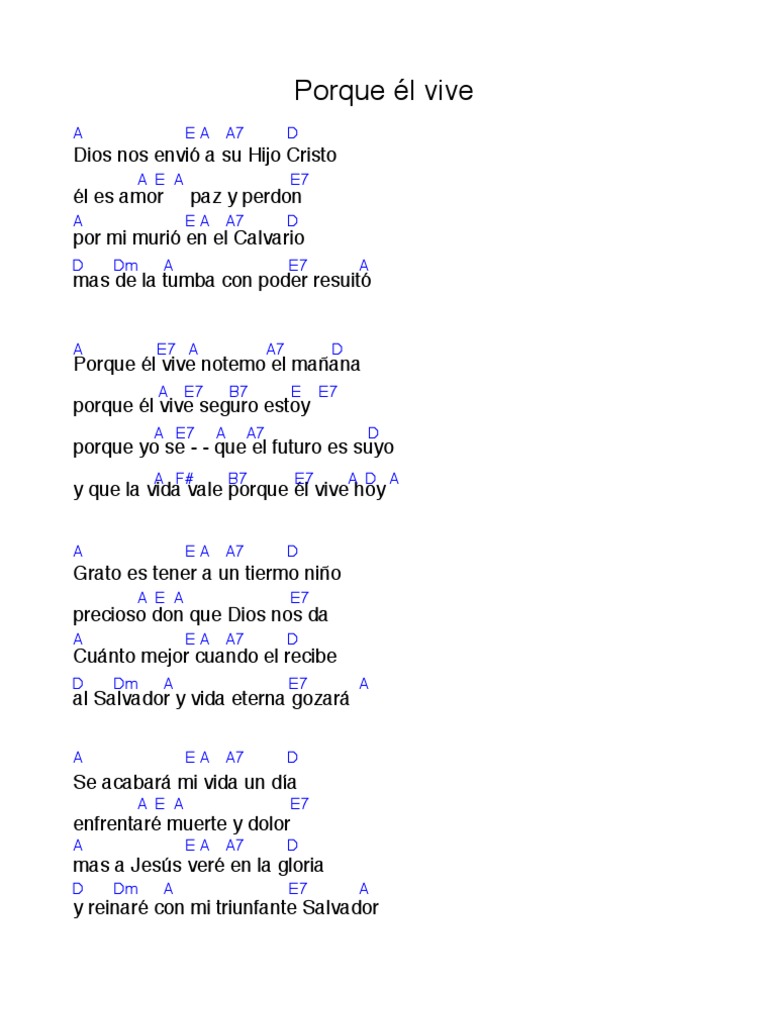 Porque El Vive | PDF