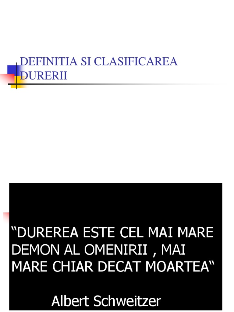 Anatomia Si Fiziologia Durerii - Studenti PDF | PDF