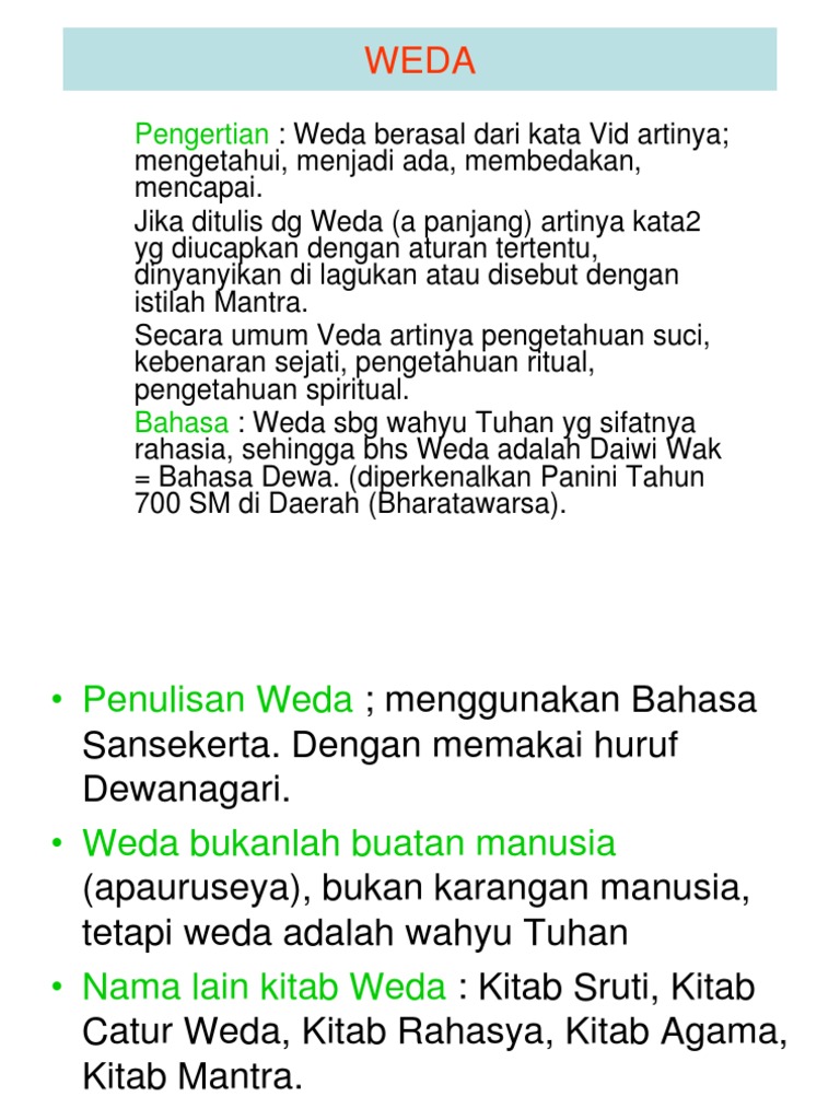 WEDA | PDF