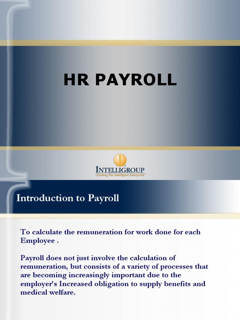 HR Payroll | PDF | Payroll | Computing