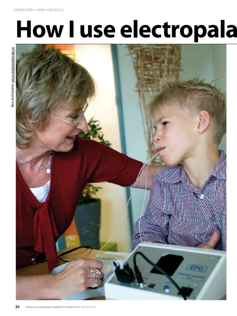 How I Use Electropalatography (1) : Moving Forward With EPG | PDF ...
