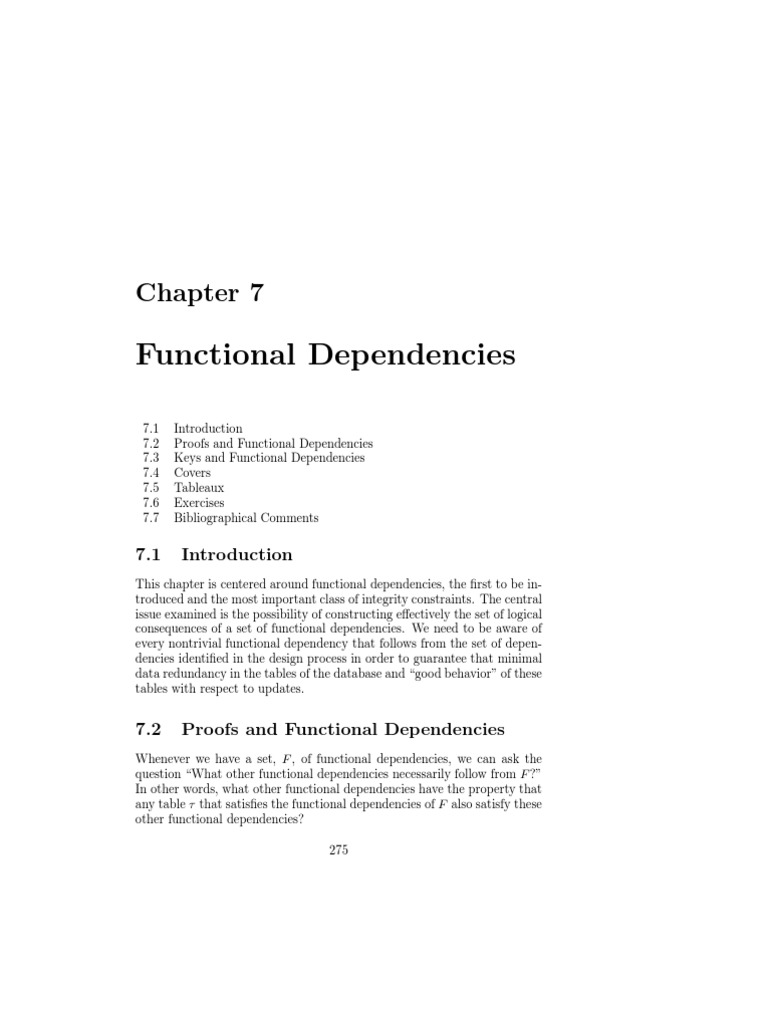 Functional Dependency | PDF | Scientific Modeling | Data Model
