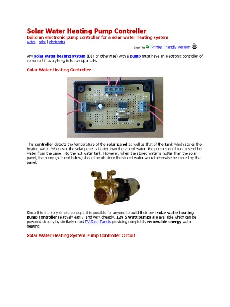 Pump Controller | PDF | Electronic Circuits | Relay