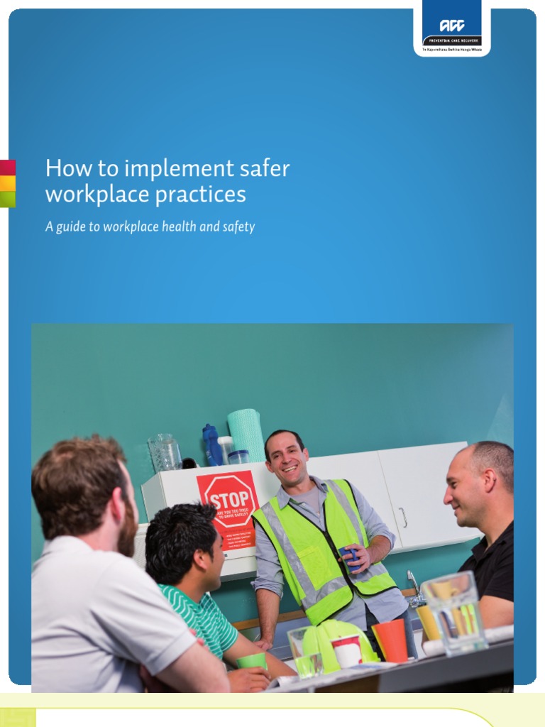 ACC How To Implement Safer Workplace Practices | PDF | Occupational ...