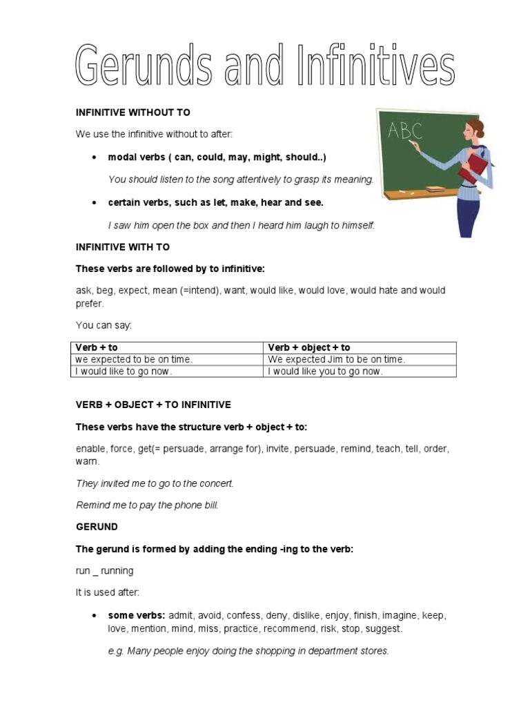Infinitive Without To | PDF | Verb | Email