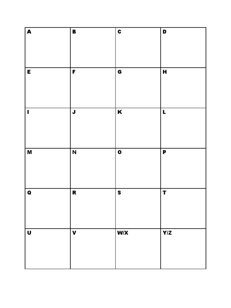 Alphabetical Document Overview | PDF