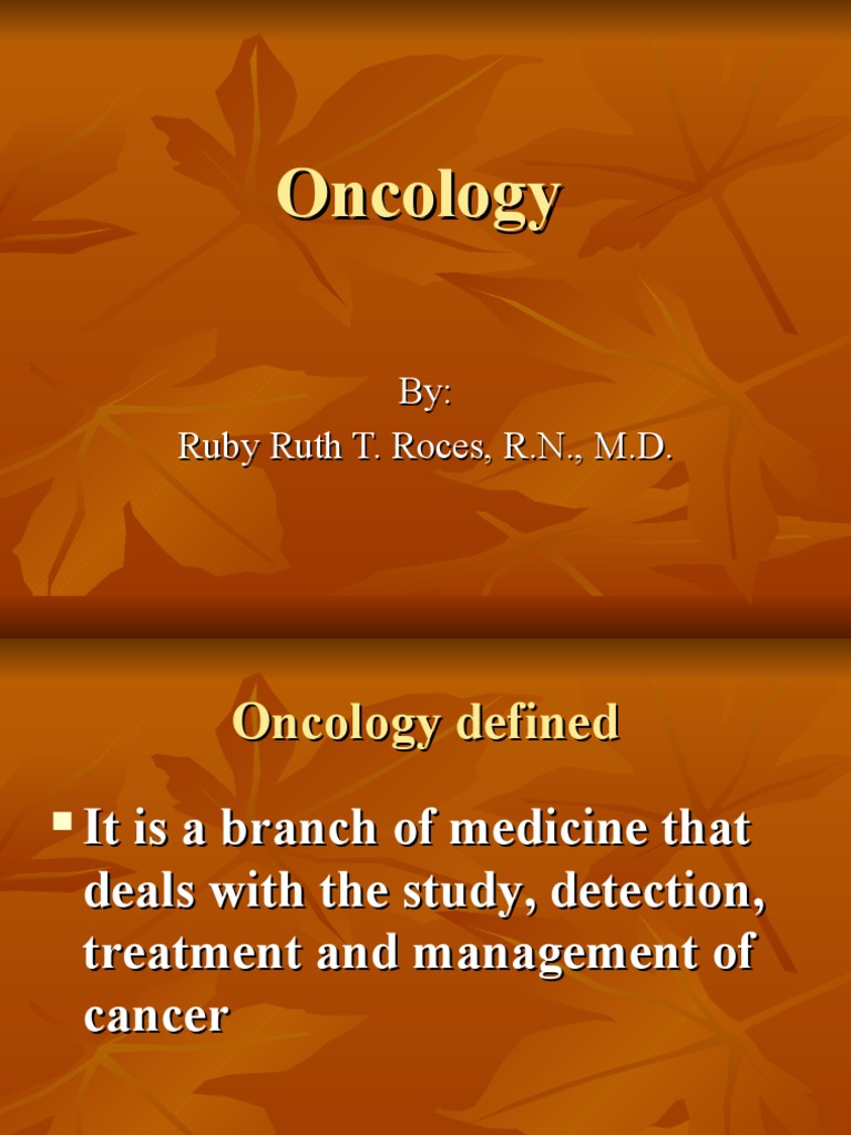 Nursing Oncology | PDF | Carcinogenesis | Cancer