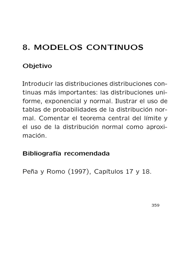 Modelos Continuos | PDF | Diferencia | Distribución de veneno