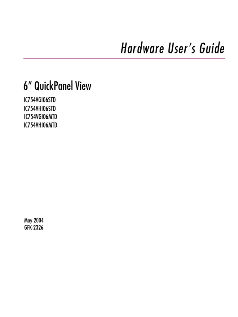 Fanuc Hardware User Guide 6 Quickpanel View | PDF | Internet Explorer | Computer Network