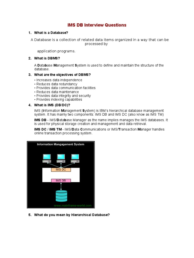 Ims DB - 1 | PDF | Databases | Information Management