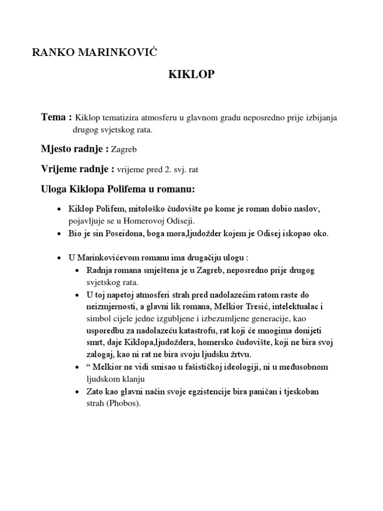 Kiklop | PDF