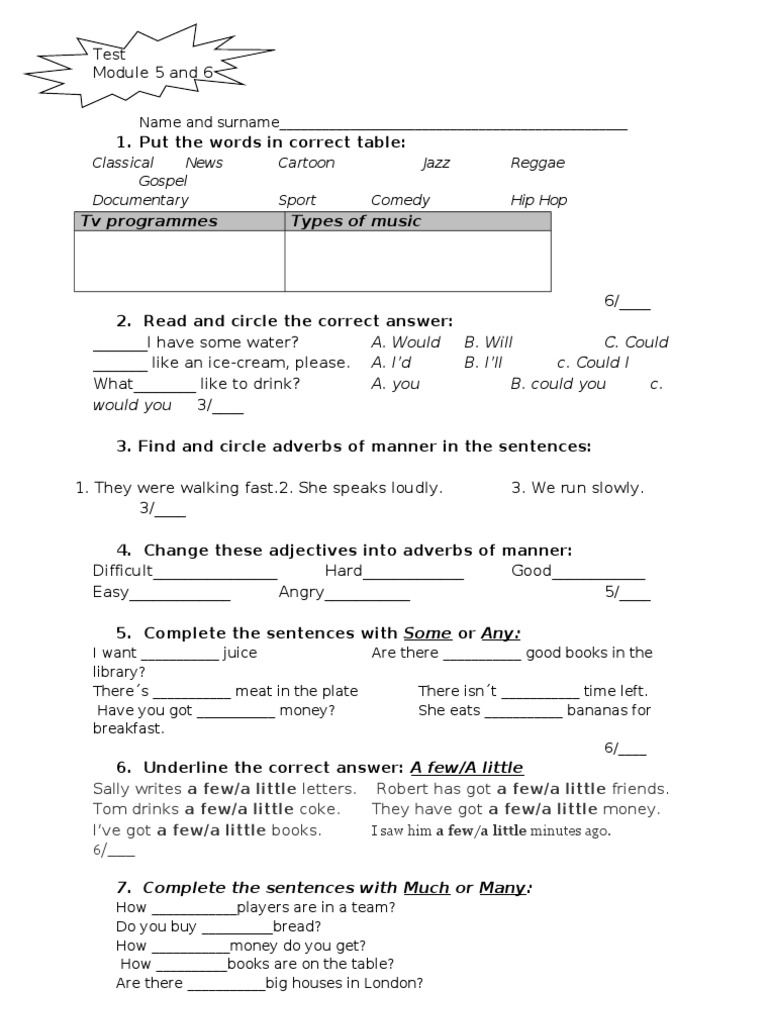 Test Module 5 I 6 | PDF