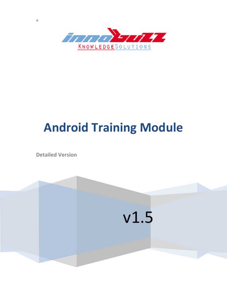 Mobile Android Module For Learning | PDF | Android (Operating System) | Eclipse (Software)