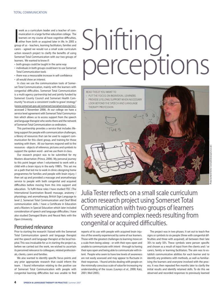 Shifting Perceptions | PDF | Learning | Communication