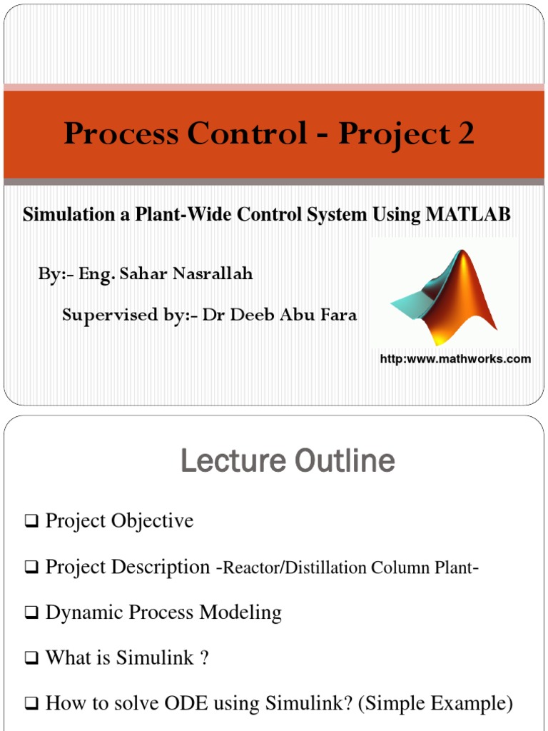 Control Project 2 - Part 1 | PDF | Distillation | Chemical Reactor