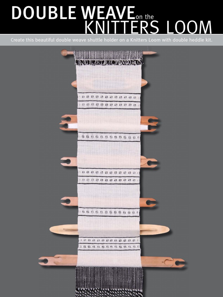 Double Weaving Pattern | PDF | Loom | Weaving