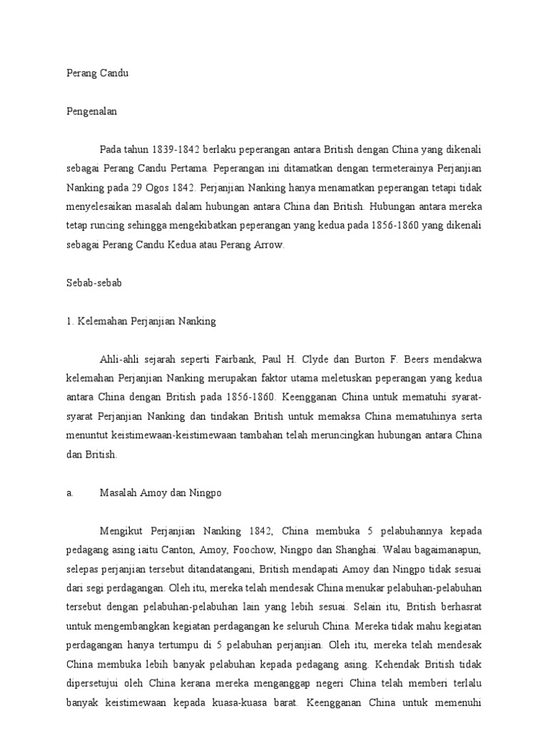 Perang Candu | PDF