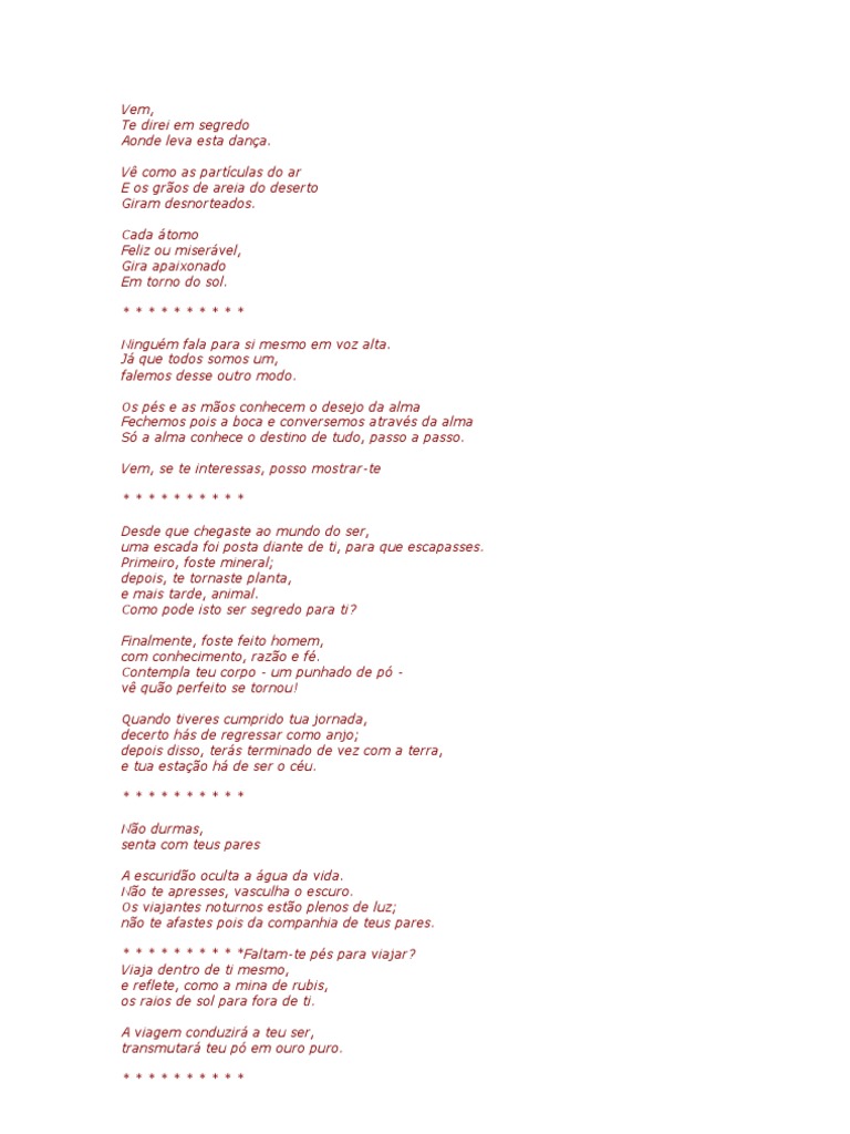 Poemas de Rumi | PDF | Anjo | Alma