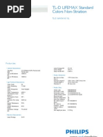 Philips TLD 36 Watt | PDF | Components | Manufactured Goods