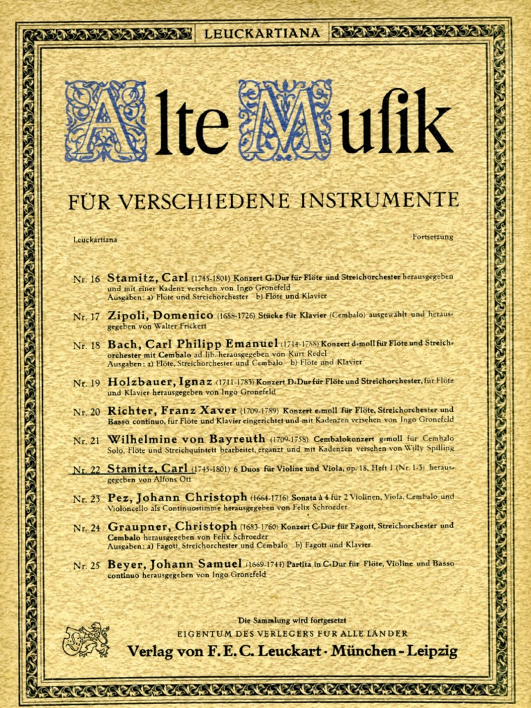 Stamitz Violin Viola Duos | PDF