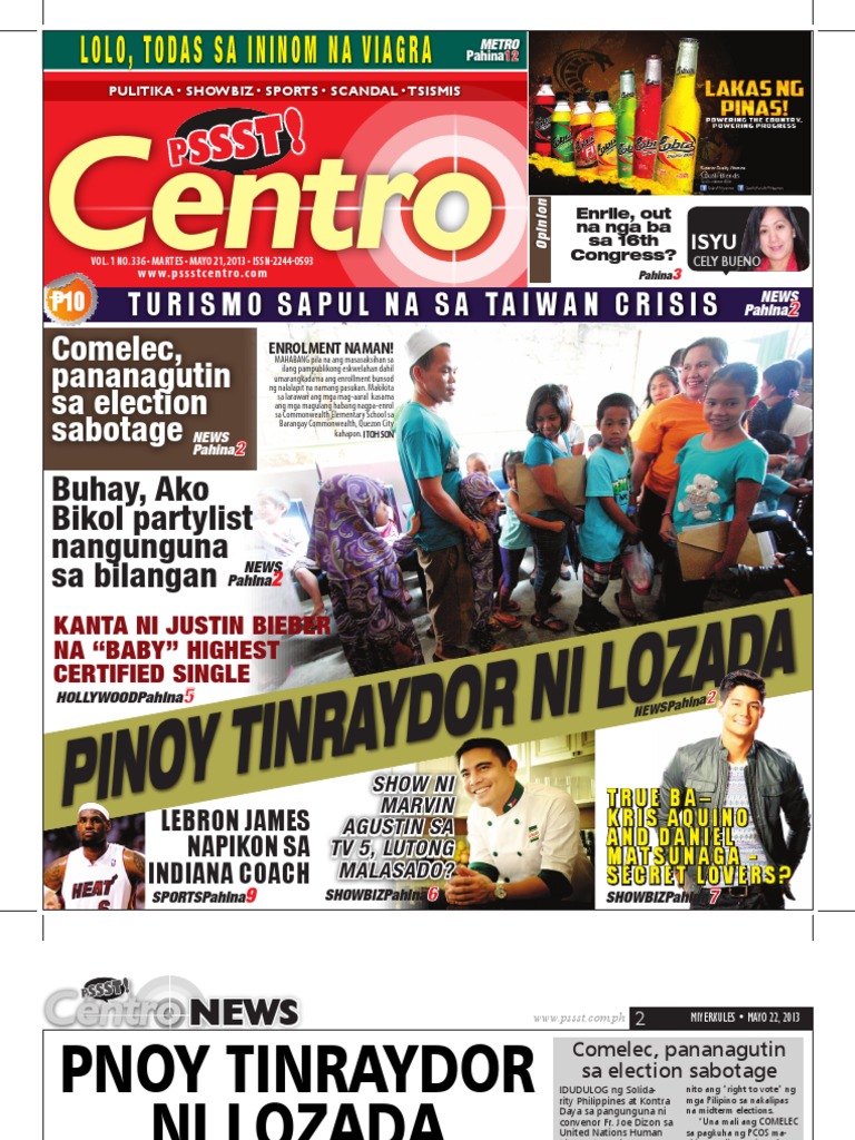 PSSST Centro May 22 2013 Issue | PDF